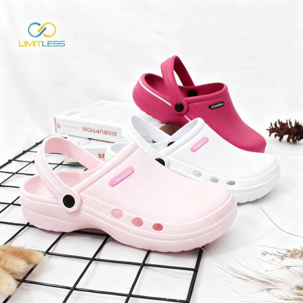 Jual Sendal Slop Baim Cewek Santai Rumahan Bahan Eva Sandal Cewek Baim ...