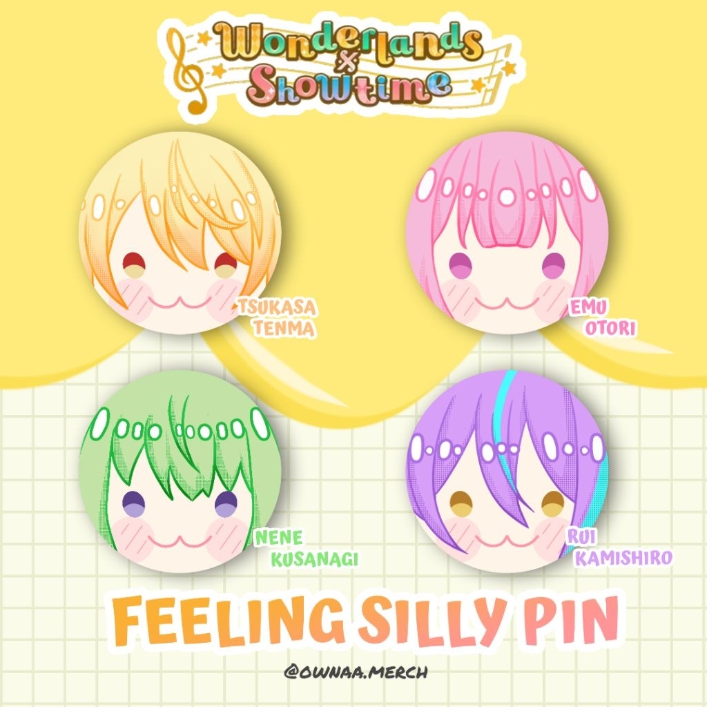 Jual [FANMERCH] Project Sekai Pin Badge Bross Peniti Wonderlands x ...