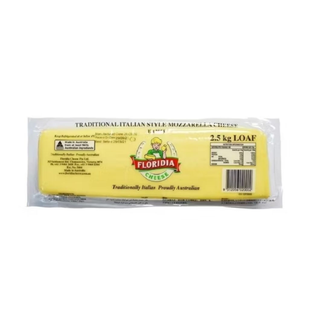 Jual Floridia Mozzarella cheese blok 2,5kg | Shopee Indonesia