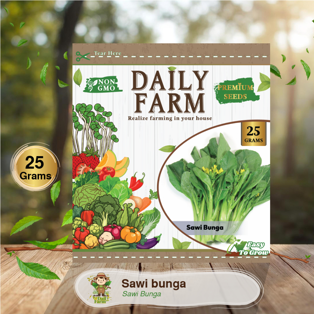 Jual Benih Sayur Sawi Bunga ( 25 Gram ) | Shopee Indonesia