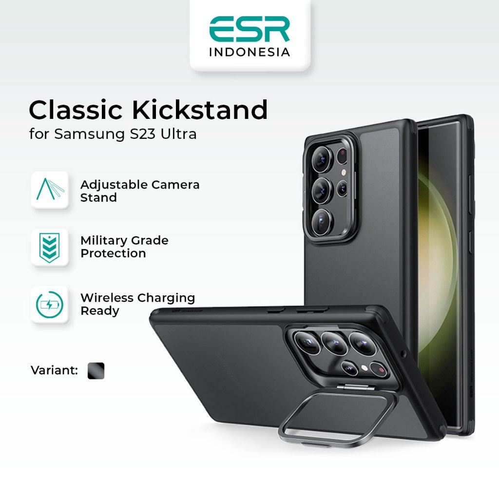 Jual ESR Classic Kickstand Case Samsung S23 Ultra Case Casing Hardcase ...
