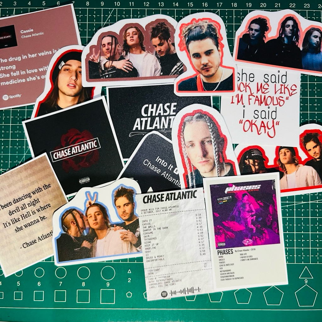 Jual [15Pcs] STICKER CHASE ATLANTIC / CHRISTIAN ANTHONY ISI 15 STICKER ...