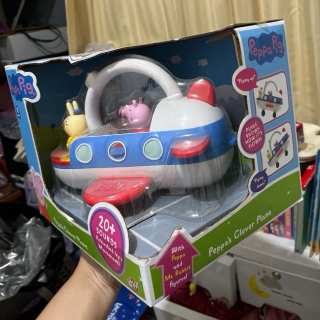 Jual Peppa Pig Clever Plane (mainan peppa pig 20+ sounds) peppa pig ...
