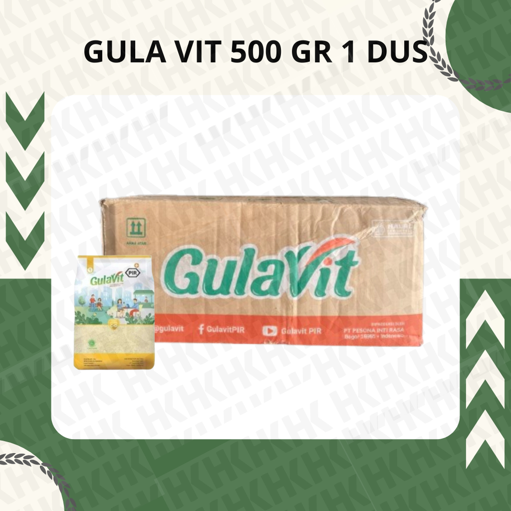 Jual Gula pasir Gulavit kemasan isi 40 pak x 500 gram (1 dus) | Shopee ...