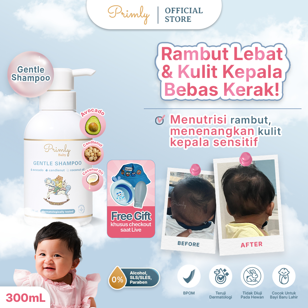Jual Primly Baby Gentle Shampoo 300ml - Sampo Bayi Anak Untuk ...