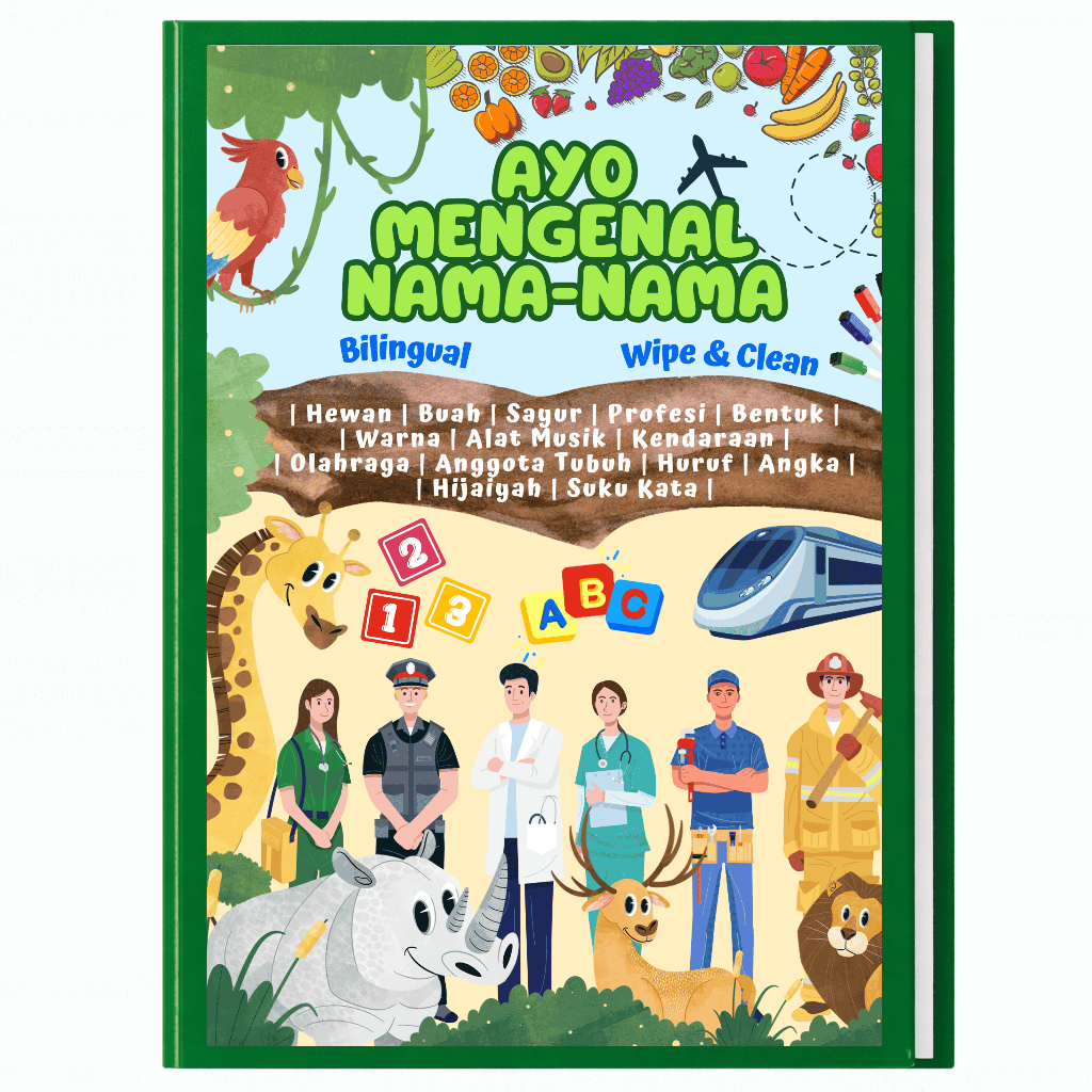 Jual Buku Poster Edukasi Lengkap Nama Benda-Buku Aktivitas Anak Wipe ...