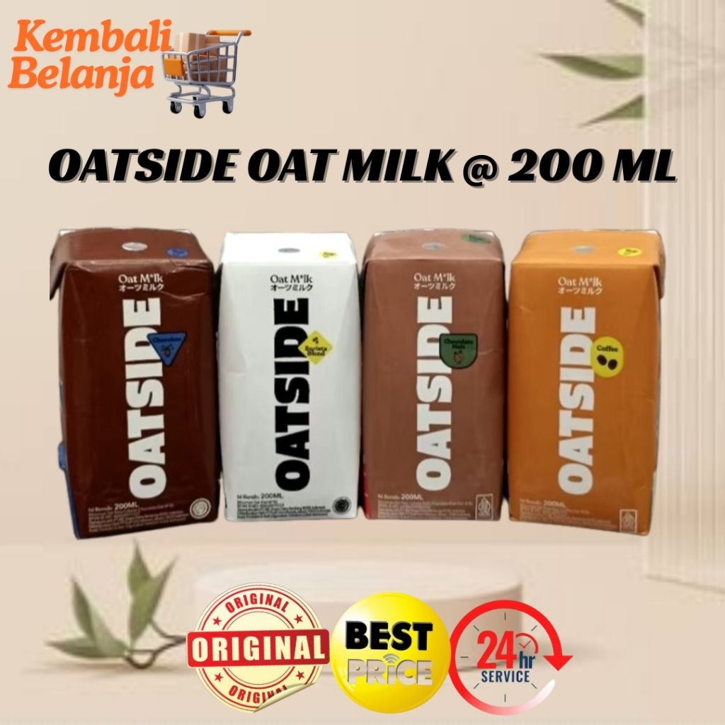 Jual Oatside Oat Milk 200 ml/ Oatside Barista Blend/ Oatside Chocolate ...