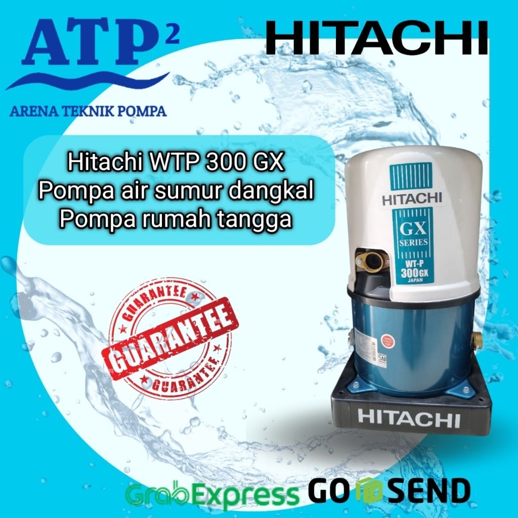 Jual Hitachi WTP 300 GX Pompa Air Sumur Dangkal Pompa Air Rumah Tangga ...