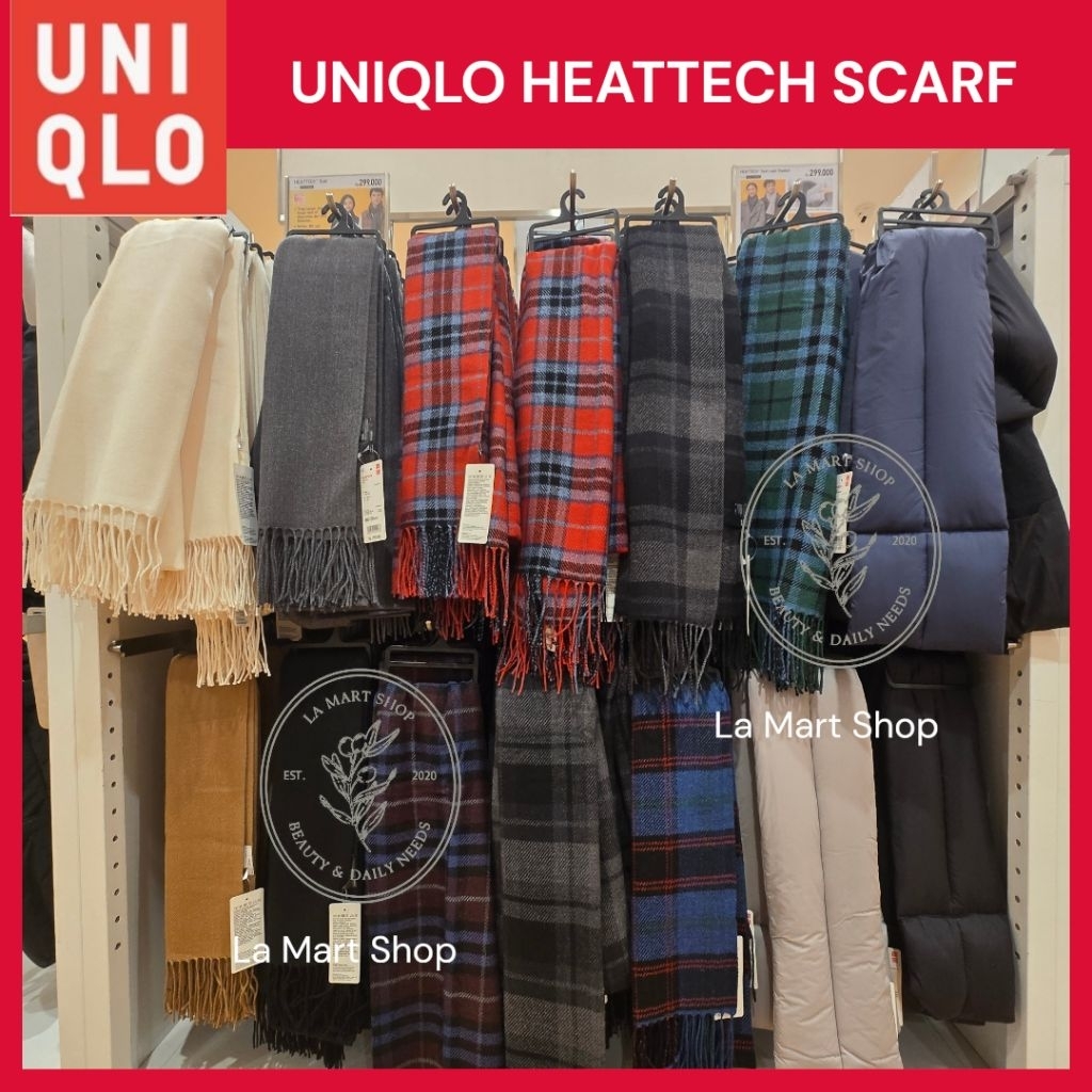 Jual (READY STOCK) - UNIQLO Heattech Scarf Unisex / Scarf Uniqlo ...