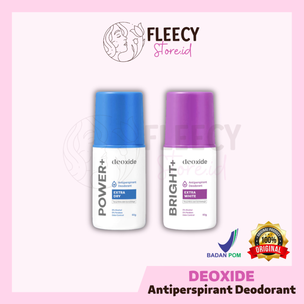 Jual DEOXIDE Antiperspirant Deodorant Roll On POWER+ For Hyperhidrosis ...