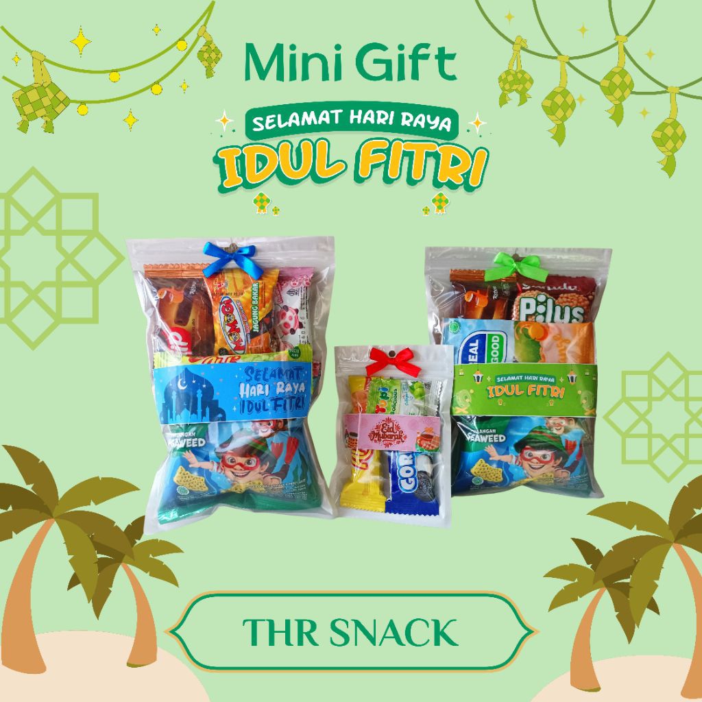 Jual THR Snack Idul Fitri Edisi Lebaran Mini Gift Snack / Paket ...