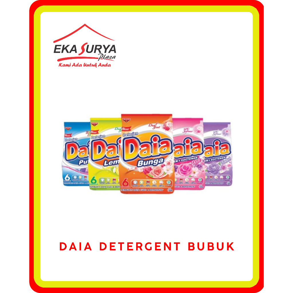 Jual Daia Detergent Bubuk 245GR All Varian | Shopee Indonesia