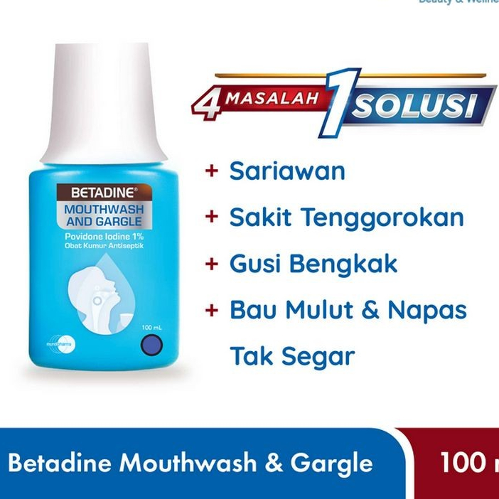 Jual BETADINE OBAT KUMUR 100ML | Shopee Indonesia