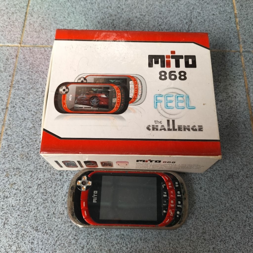Jual HP Mito 868 Gaming PSP Jadul Vintage Retro Handphone Ponsel Rare ...