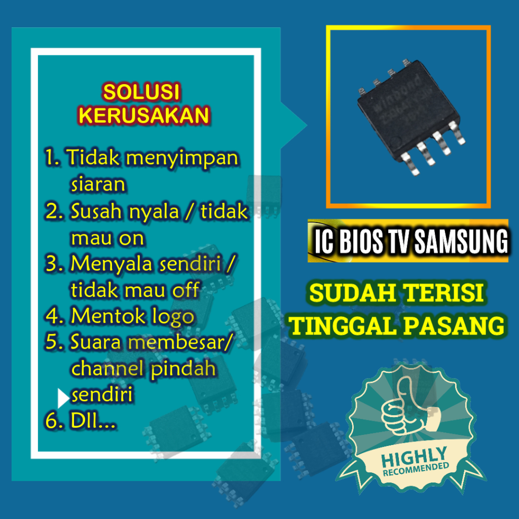 Jual Firmware Samsung UA32T4001 UA 32T4001 IC memory bios | Shopee ...