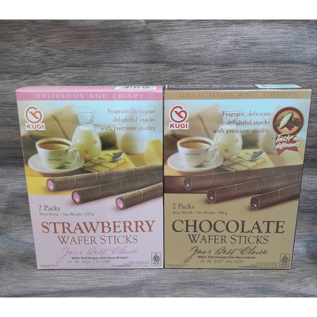 Jual Kugi Wafer Stick All varian 120gr | Shopee Indonesia