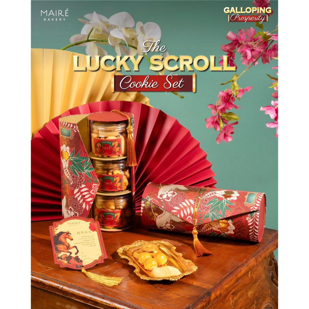 Jual [CNY/Imlek 2026] LUCKY SCROLL Hampers Cookies CNY Chinese New Year ...