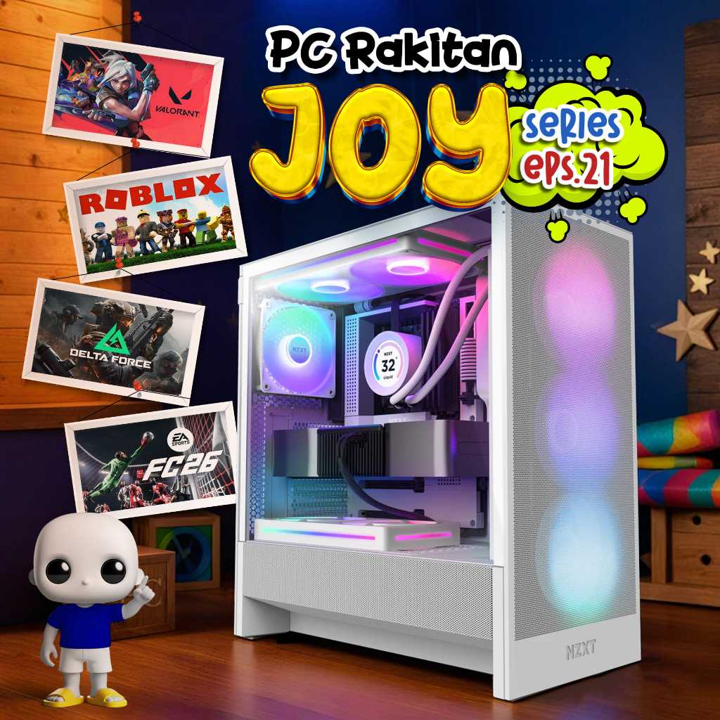 Jual IMPC JOY EPS 21 WHITE EDITION - PC RAKITAN AMD RYZEN 7 8700F | RX ...