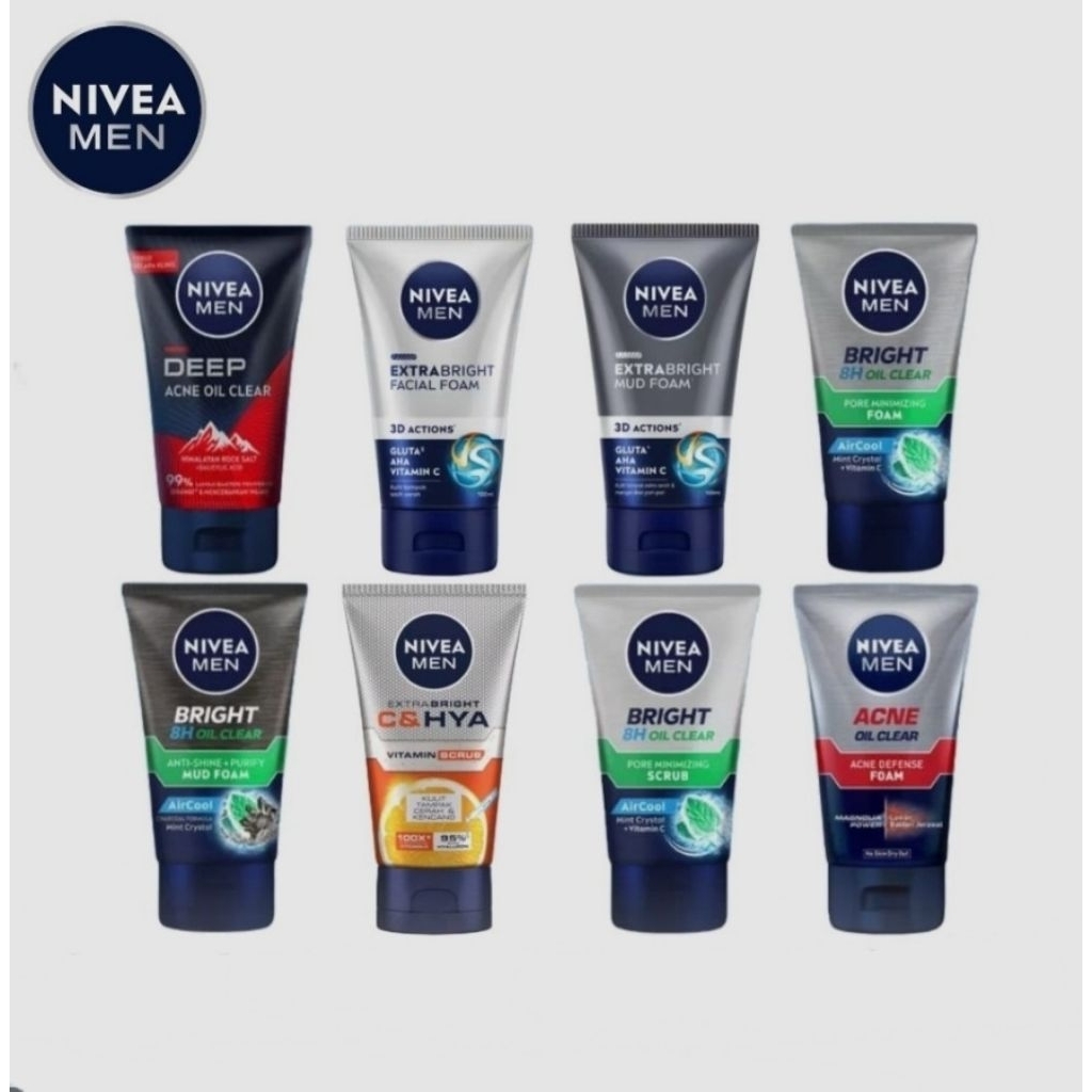Jual Nivea Men Foam Face Wash 100 Ml | Shopee Indonesia