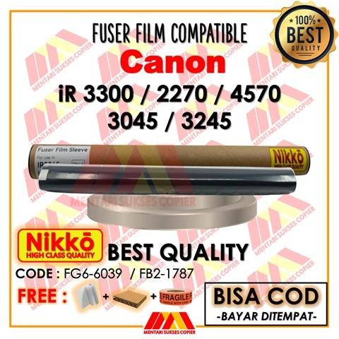 Jual FIXING FILM CANON iR 4570 3045 3245 2270 3300 FM2-1787 COMPATIBLE ...