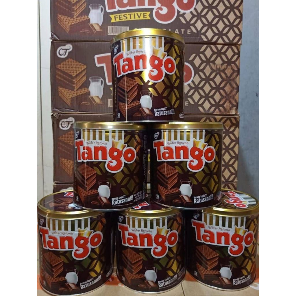 Jual Tango Wafer Coklat 240g harga 1 DUS (isi 6 Kaleng) | Shopee Indonesia