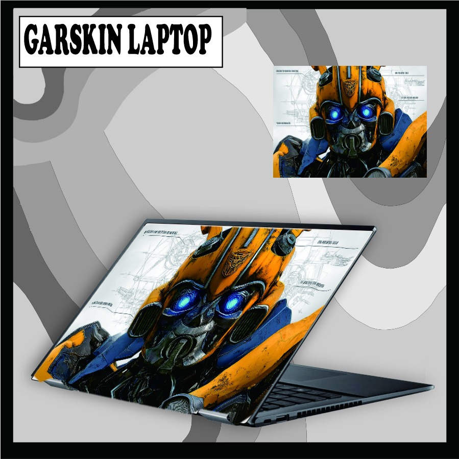 Jual Stiker Garskin Laptop Transformers Robot Car Sticker Cover ...