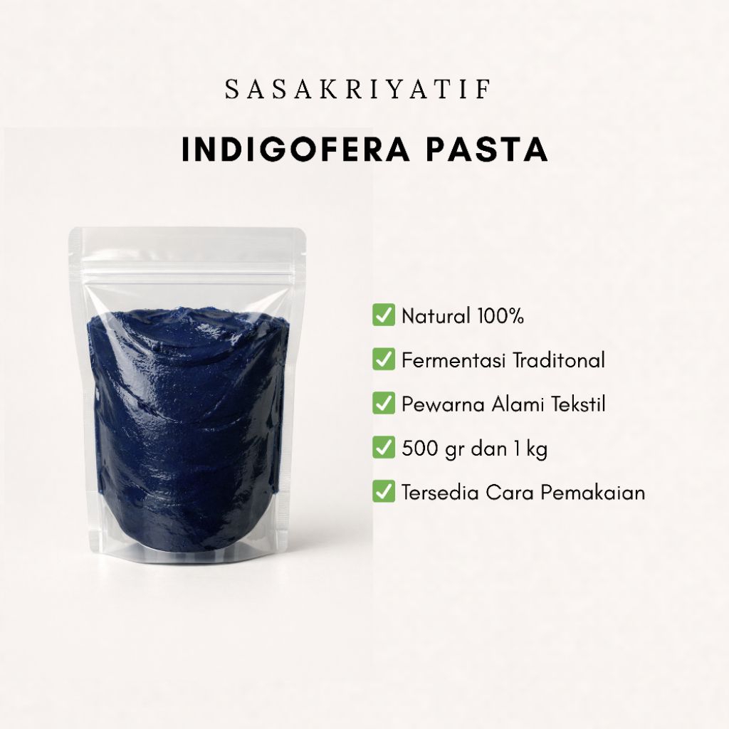 Jual PEWARNA ALAM BIRU INDIGO PASTA FRESH UNTUK SHIBORI, BATIK DLL ...