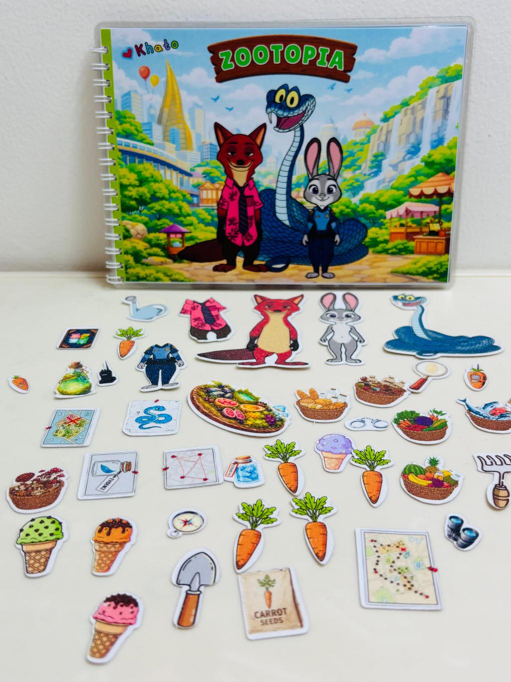Jual Paper Doll Zootopia – Boneka Kertas Bongkar Pasang | Mainan Anak ...