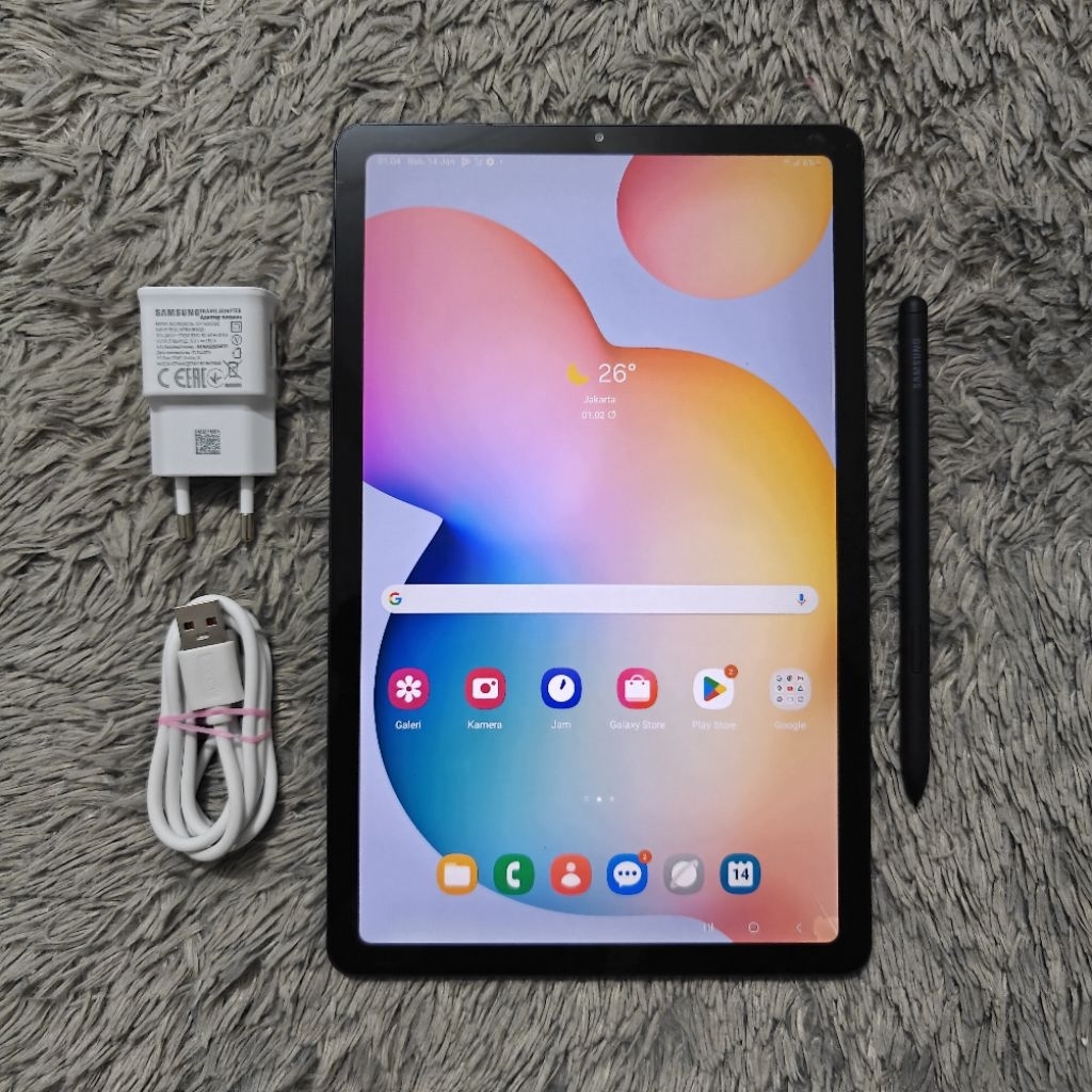 Jual Samsung Tab S6 Lite 4/128 SM-P615 Second Mulus Normal Siap Pakai ...