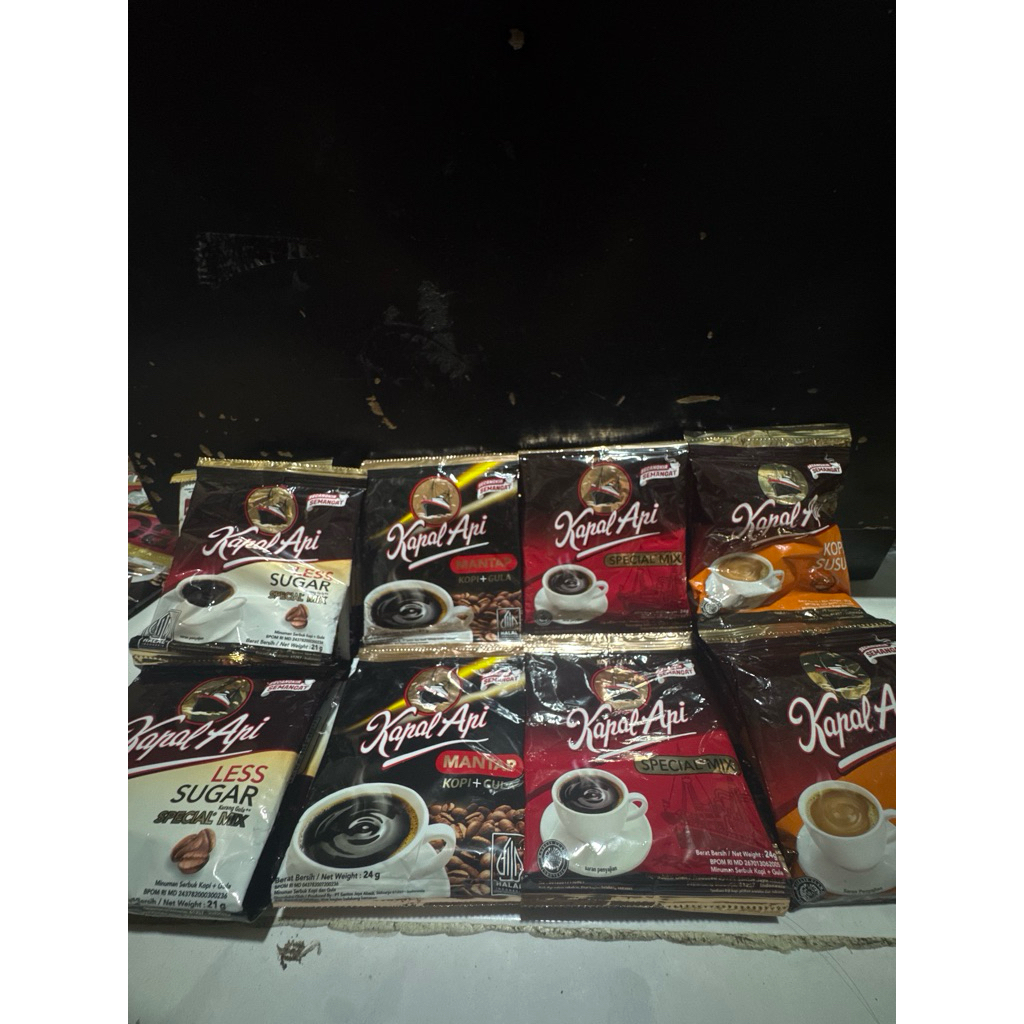 Jual KOPI KAPAL API SPECIAL MIX / GULA AREN 23g x 10 pcs | Shopee Indonesia