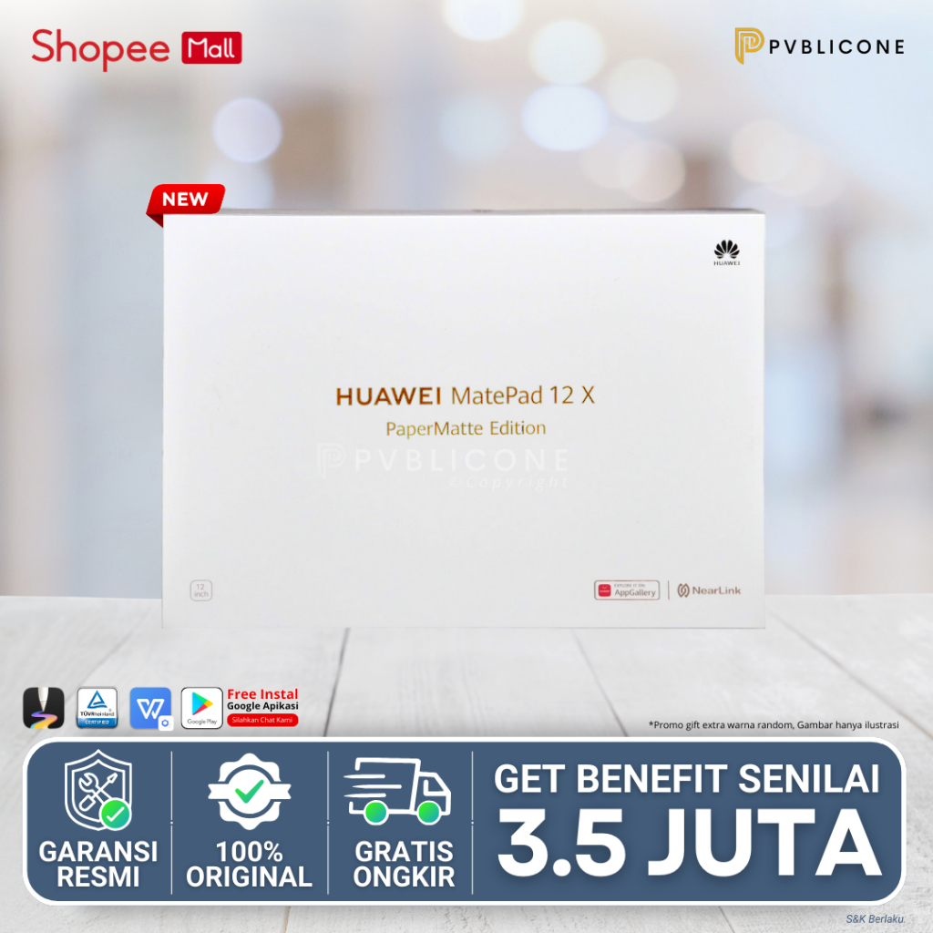 Jual HUAWEI MatePad 12X Tablet | PC-level WPS Office | PaperMatte ...