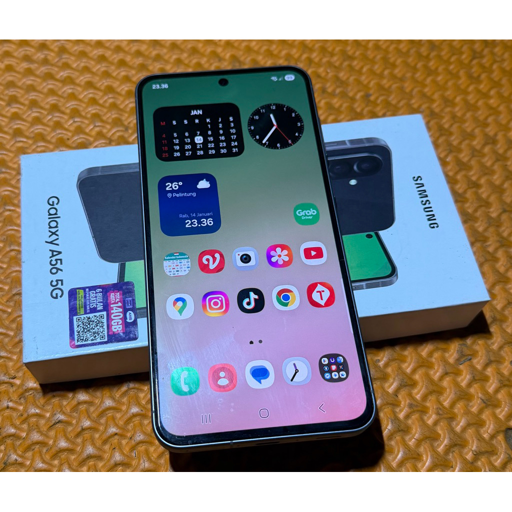Jual Samsung galaxy A56 5G 12/256 second | Shopee Indonesia
