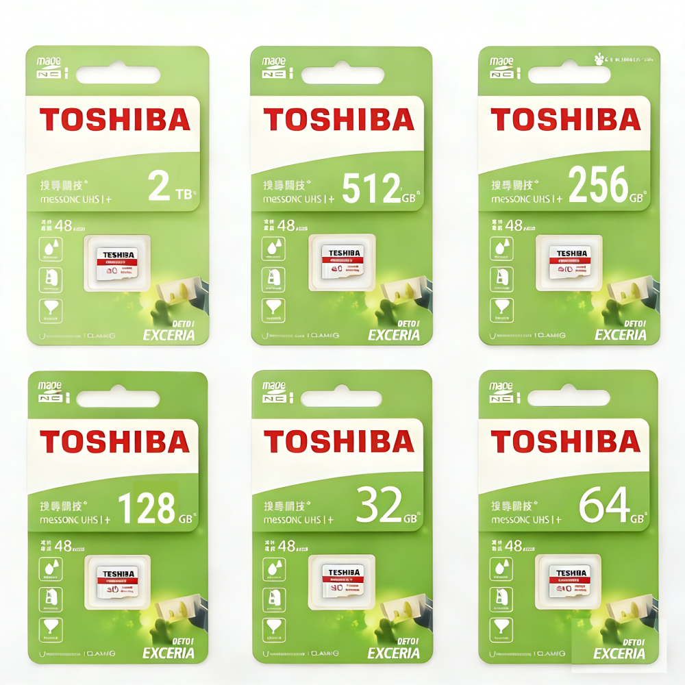 Jual Memori Card Toshiba 32GB 64GB 128GB 256GB 512GB 1TB 2TB Micro SD ...