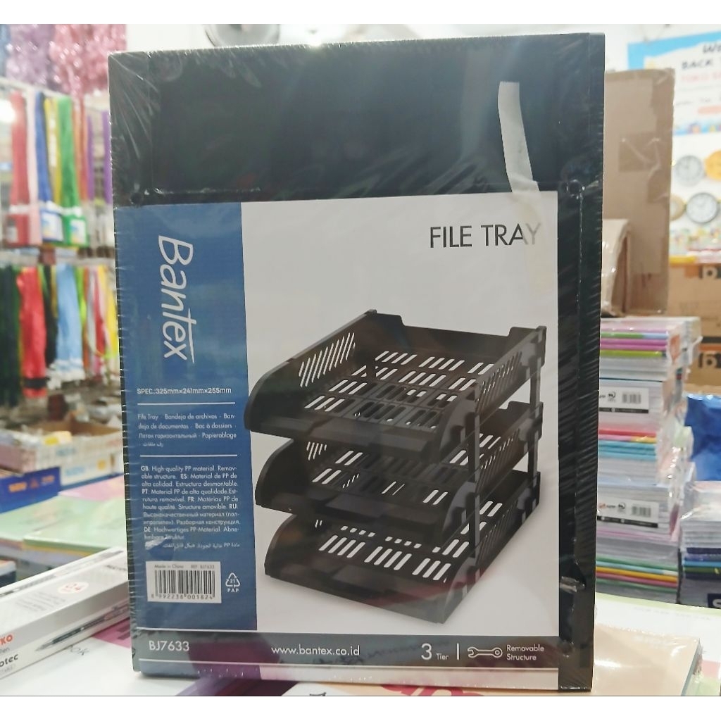 Jual Document Tray / Rak File Merk Bantex 2 Dan 3 Susun, Desain Praktis ...