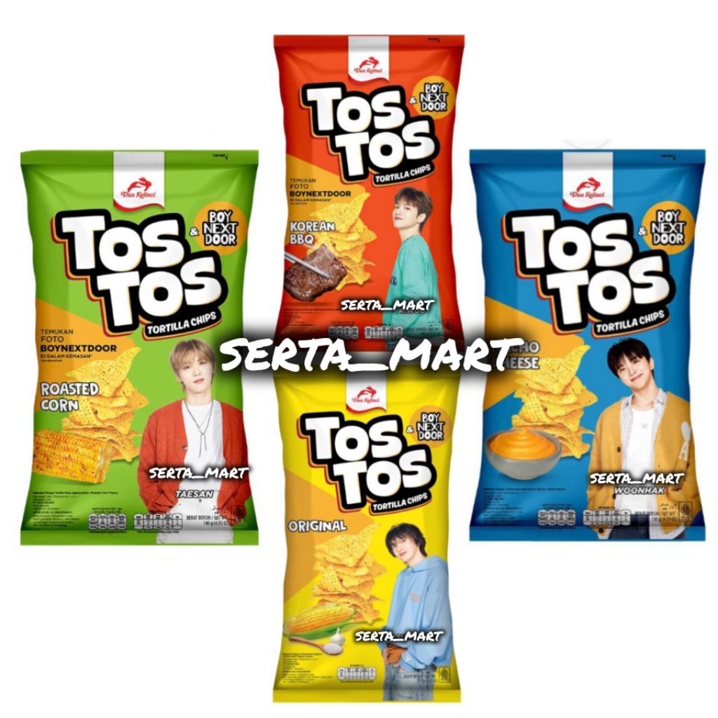 Jual Tos Tos Tortilla Chips 140gr - TosTos Nacho Cheese / Korean BBQ ...