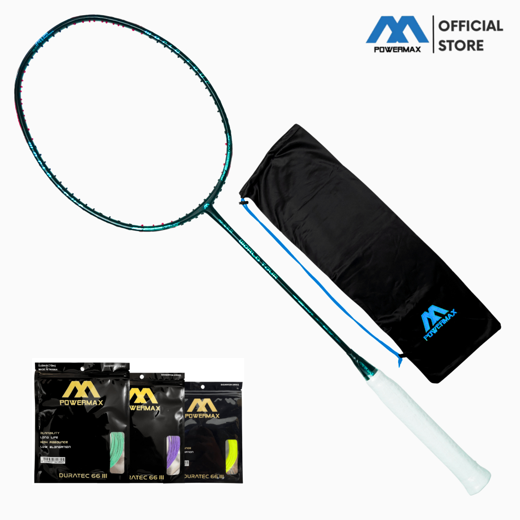 Jual POWERMAX Raket Badminton World Tour 4U 36 Lbs Ultra High Modulus ...