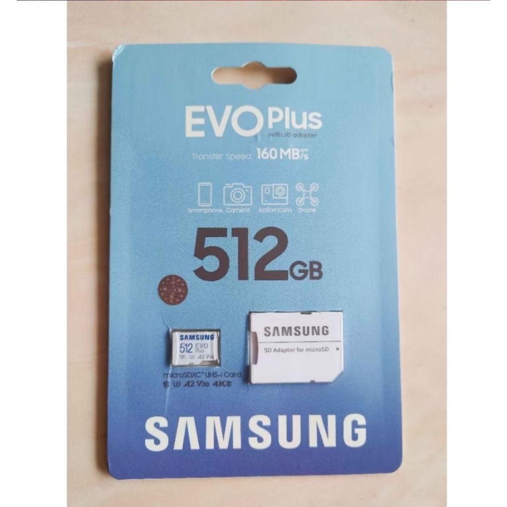Jual Samsung Micro SD card 512GB evo plus UHS SDXC bekas second ...