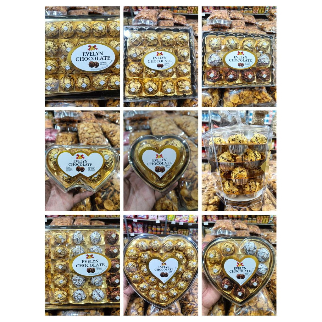 Jual EVELYN CHOCOLATE HADIAH VALENTINE COKLAT ISTIMEWAH | Shopee Indonesia
