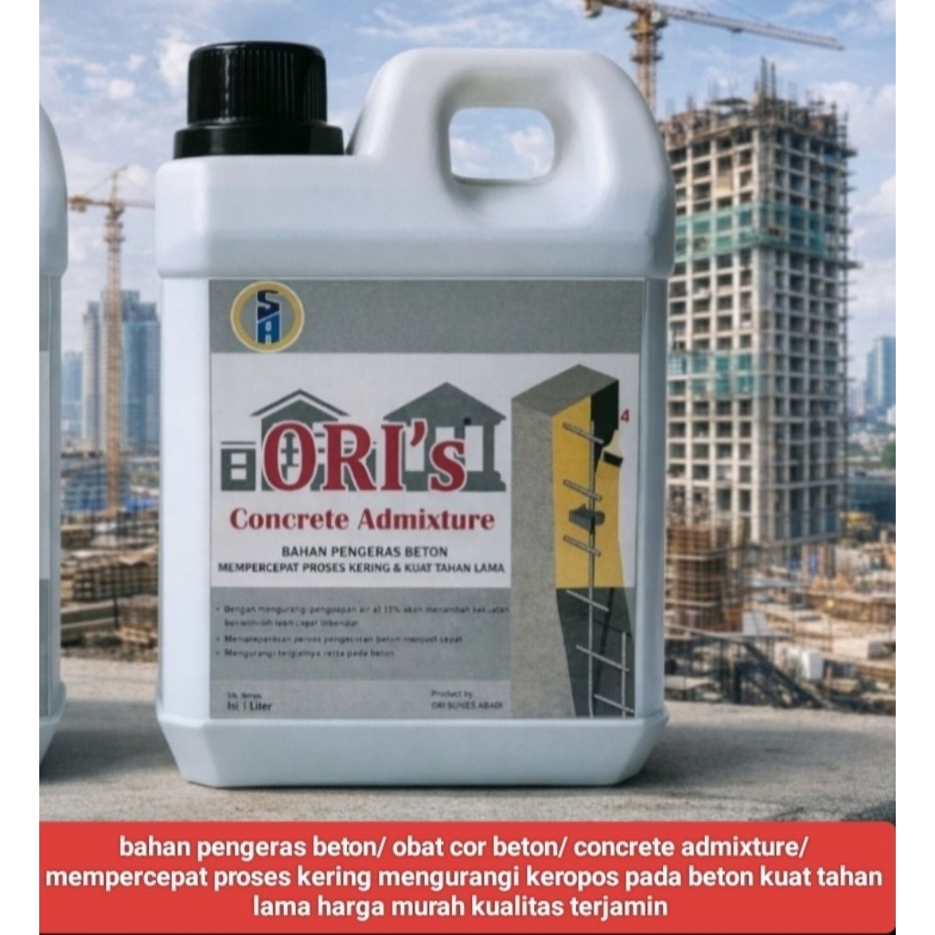 Jual pengeras beton/ pengeras cor/ obat beton/obat coran/ dak beton ...