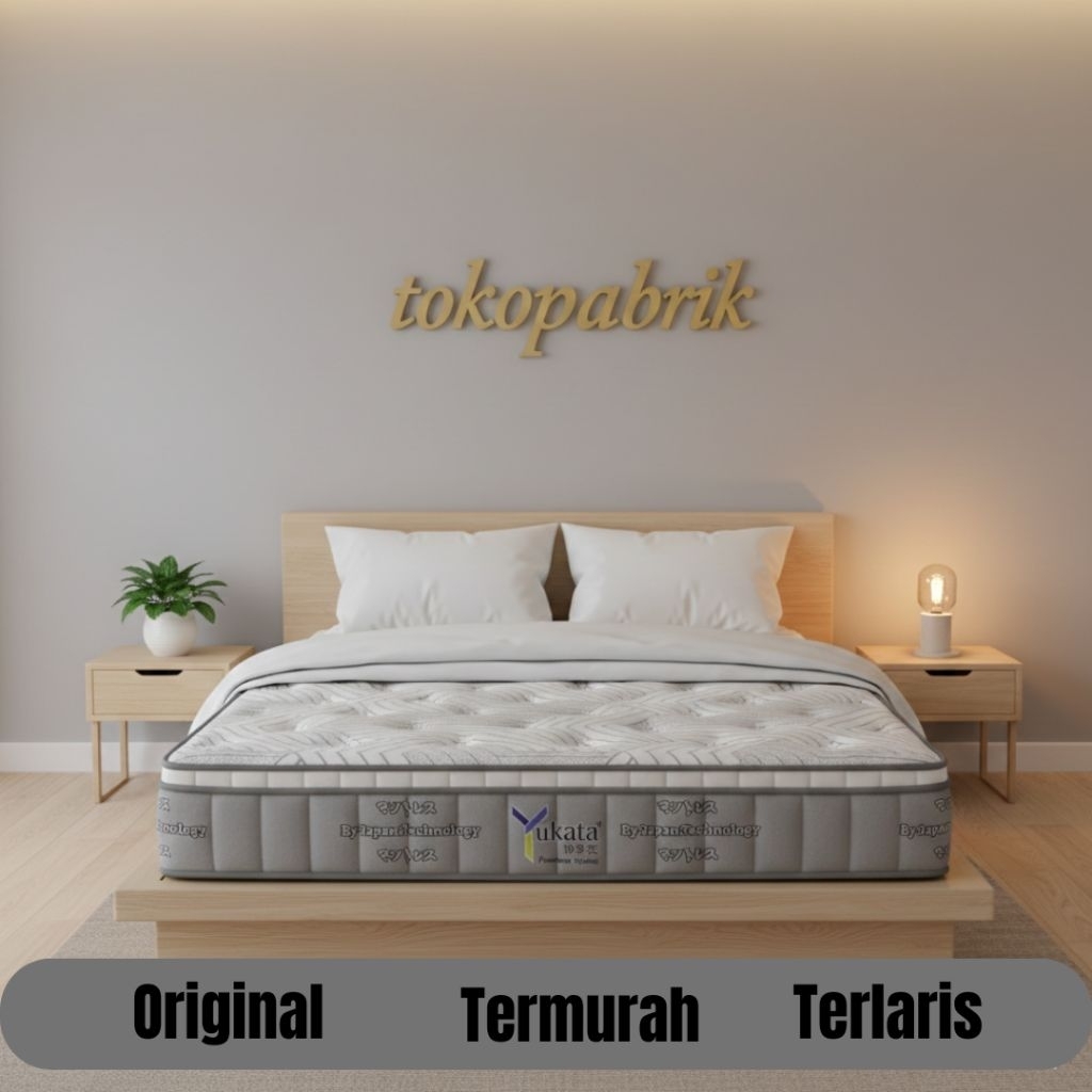Jual Kasur Springbed Yukata Premium Original Springbed Plustop Yukata ...