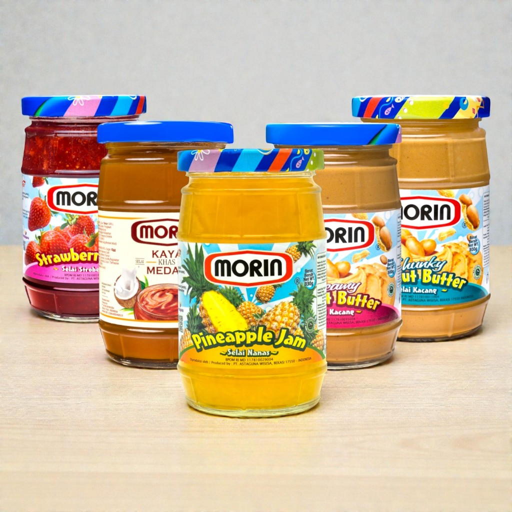 Jual Morin Selai Botol Kaca - Aneka Pilihan - Selai Strawberry / Kaya ...