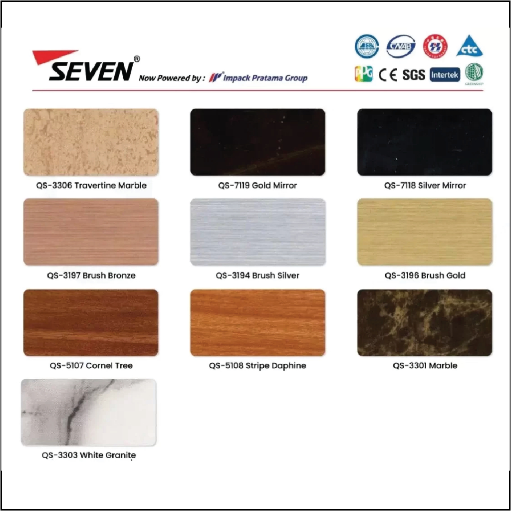 Jual ACP SEVEN LITE 0.05 PE 3mm - Interior - Per lembar | Shopee Indonesia