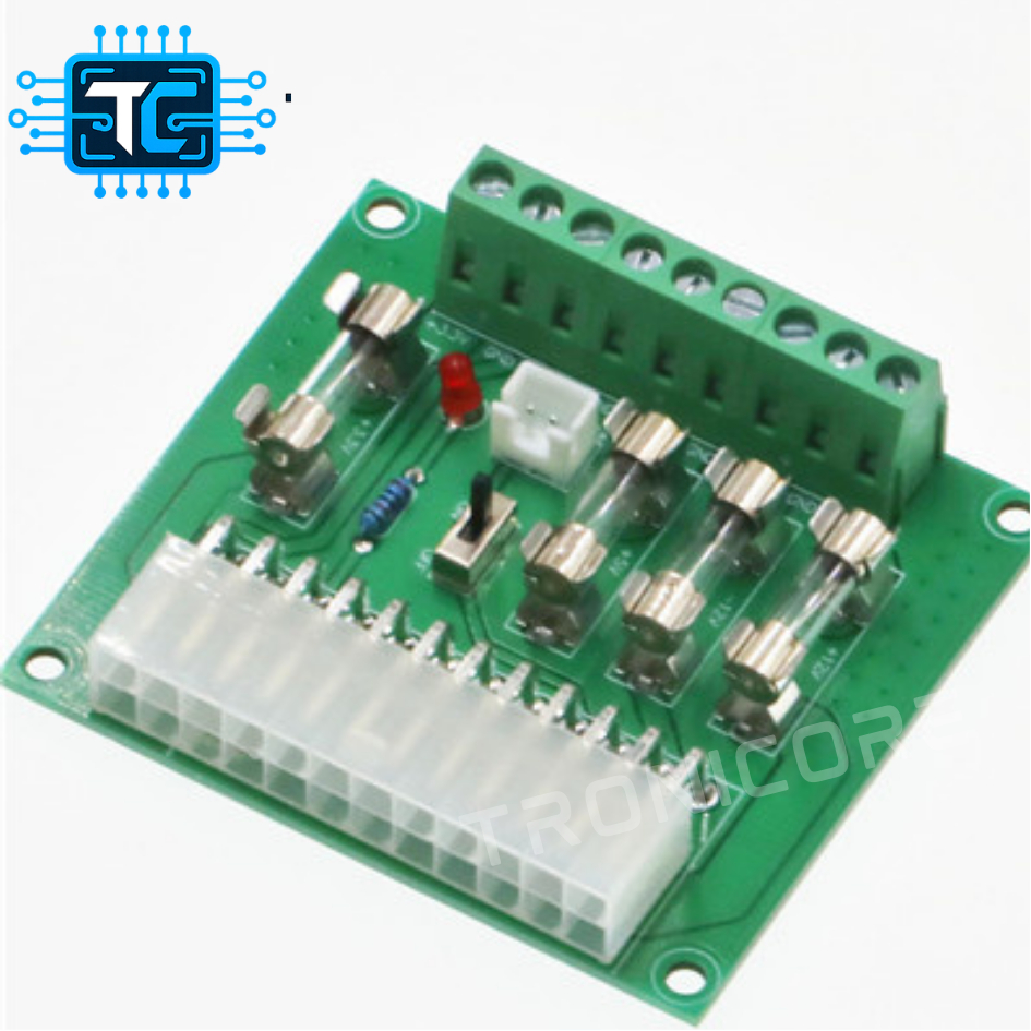 Jual ATX Power Supply Breakout Board for PC PSU Power Output Module ...