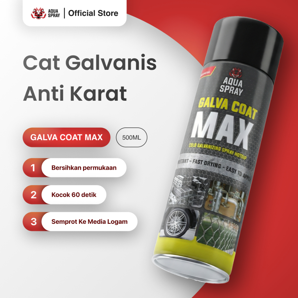 Jual Aqua Spray - Galva Coat Max - Cat Anti Karat Galvanis - Cat ...