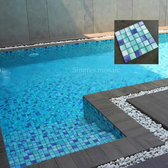 Jual SinGres Tile Type POOL SQUARE SERIES - Mosaic Mozaik Mosaik Mozaic ...