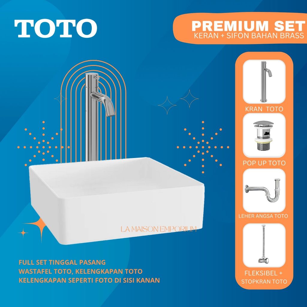 Jual PAKET WASTAFEL TOTO LW578J SILVER / SET WASHTAFEL LW 578 TINGGAL ...