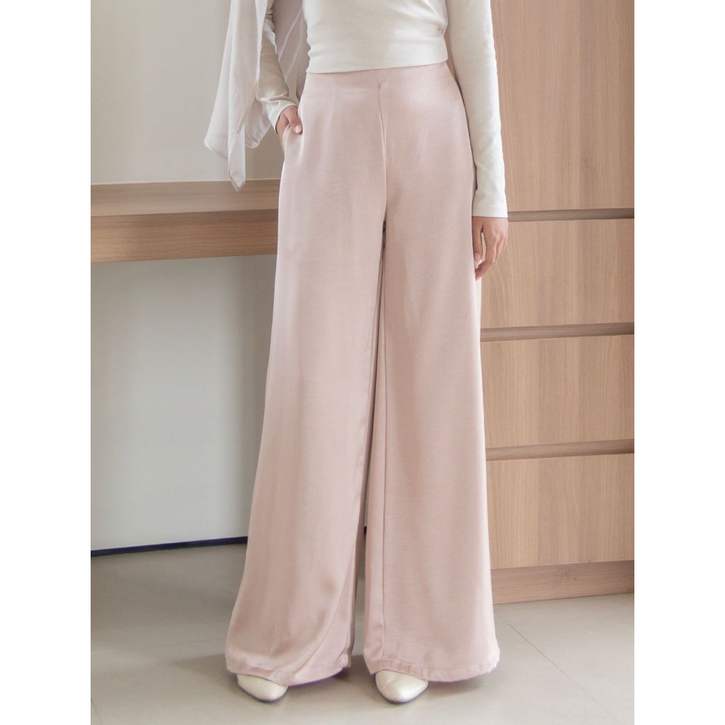 Jual Fwdaily - Sahara Pants - ( Pants Silk Wanita Premium - Loose Pants ...