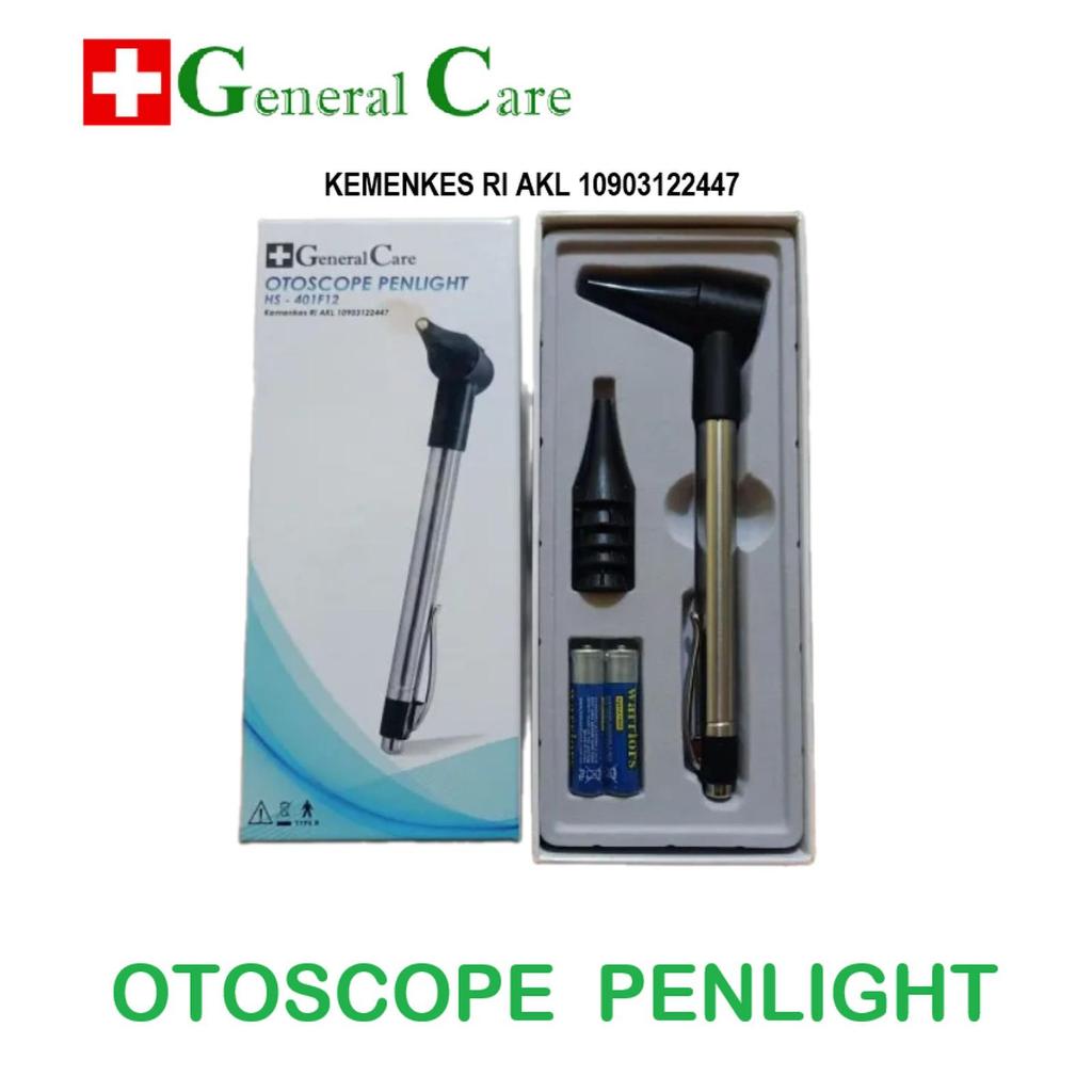 Jual Otoscope General Care / Otoskop + LED Penlight SS Telinga Hidung ...