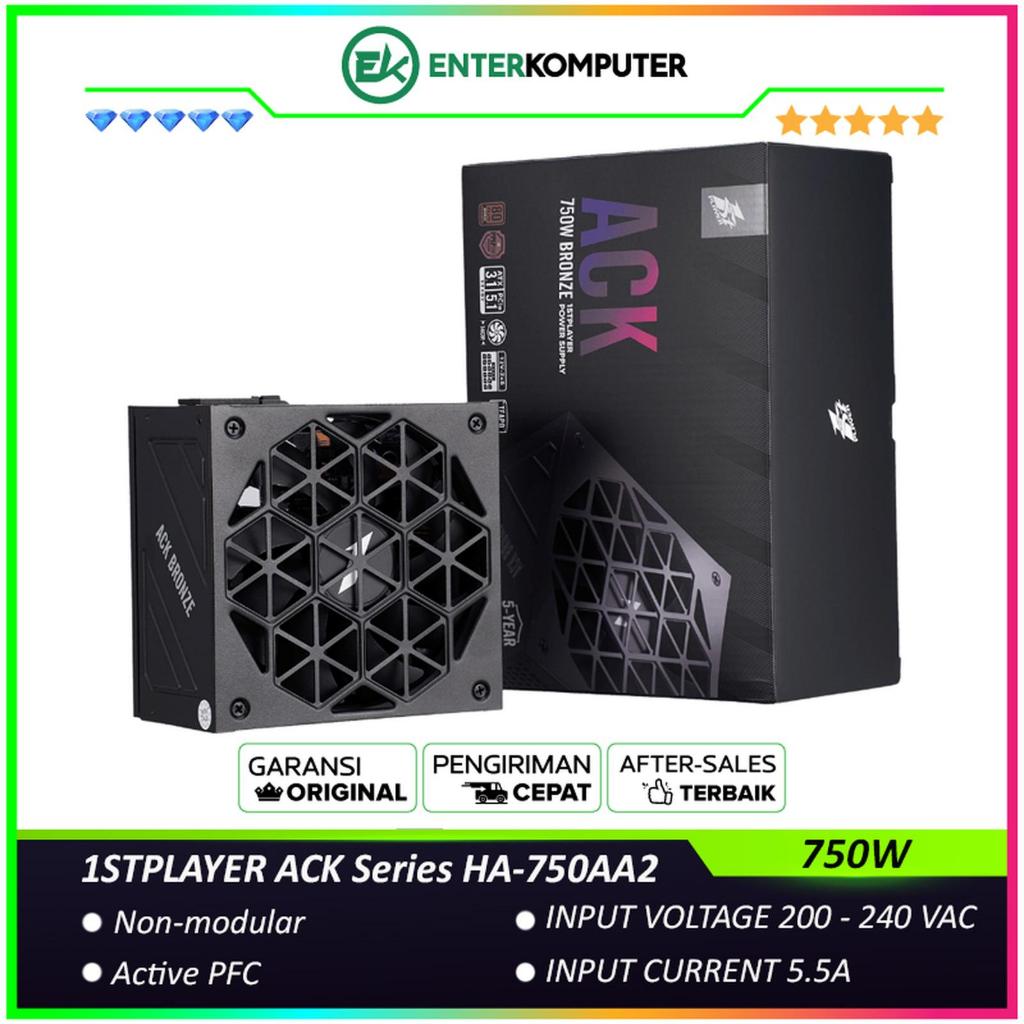 Jual 1STPLAYER ACK Series 750W ATX3.1 HA-750AA2 80+ Bronze Certified ...