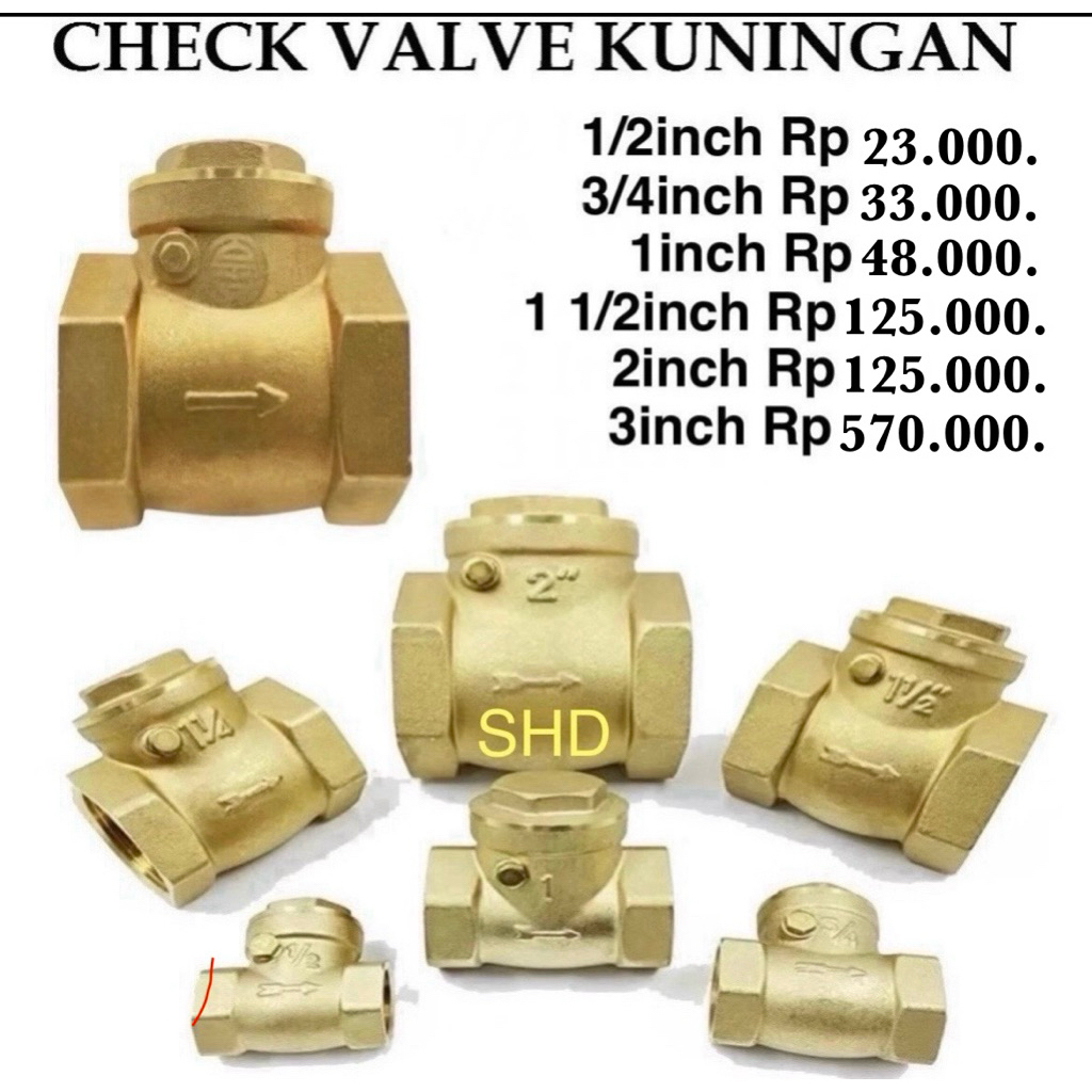Jual Check Valve Terlengkap & Harga Terbaru Mei 2026 | Shopee Indonesia